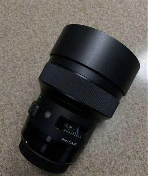 Объектив Sigma 14mm f1.8 Art Canon ef