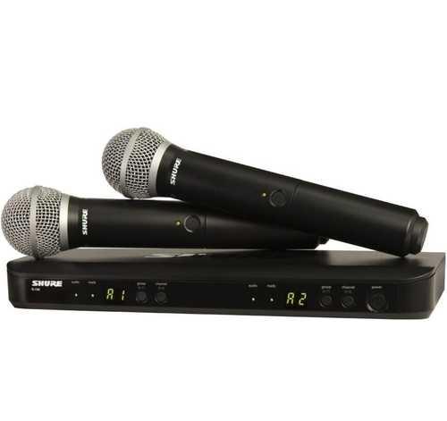 Shure BLX288E/PG58 двойная вокальная радиосистема