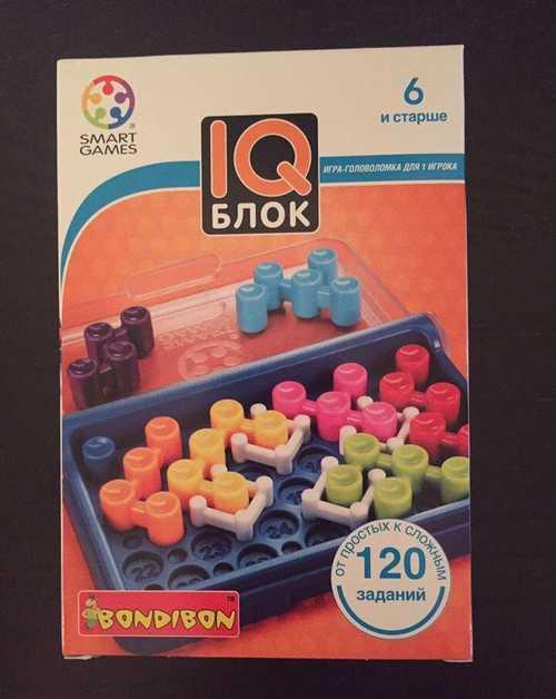 Bondibon Настольная игра iq-блок