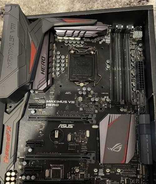 Материнская плата asus maximus viii hero