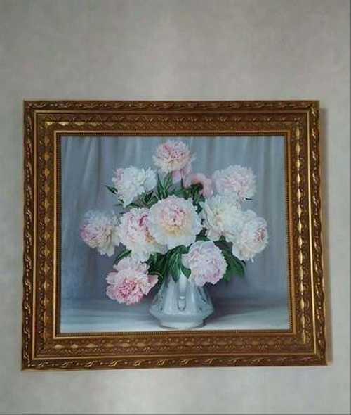 Картина Букет розовых пионов