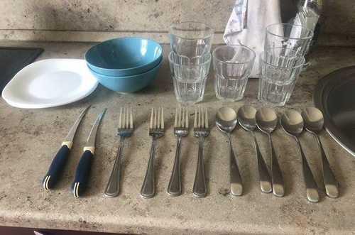 Посуда IKEA Стаканы, тарелки, чашки