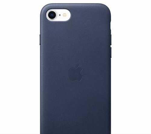 Apple iPhone SE (2020) / 8 / 7 Leather Case Midnig