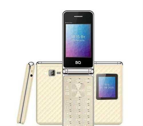 Телефон BQ 2446 Dream Duo Dual Sim Gold