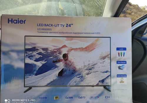 Телевизор LED haier 24"
