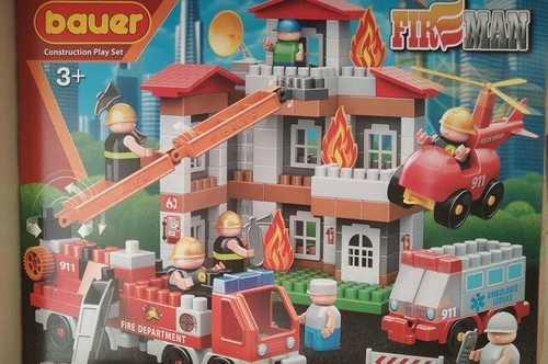 Детский большой конструктор Bauer Пожарные