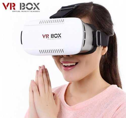 Очки шлем виртуальной реальности VR BOX + джостик