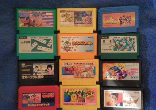 Катриджы Famicom(NES), Sega MegaDrive(PAL/NTS-JAP)