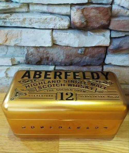 Металлическая коробка из-под виски Aberfeldy