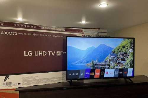 Телевизор LD 43 um 70 4k smart tv