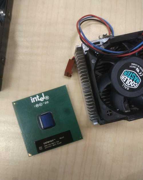 Intel Celeron 800, память, HDD, cdrom