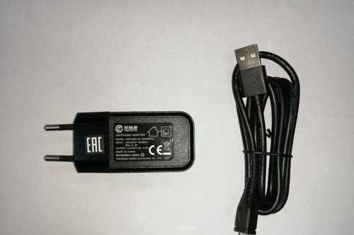 Адаптер USB 1.0A, кабель Micro-USB Опт