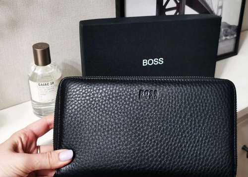 Кошелек кожаный мужской Hugo Boss