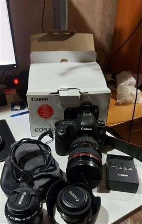 Зеркальный фотоаппарат Canon EOS 6D WD + 24-105mm