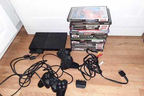 Приставка Sony playstation 2 PS2 slim