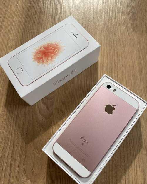 Телефон iPhone SE, rose gold, 16 gb