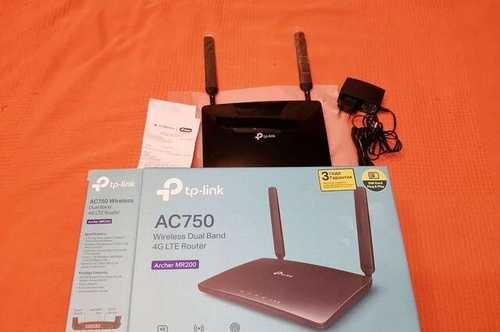 Wifi роутер 4g TPlink MR200 (AC750)