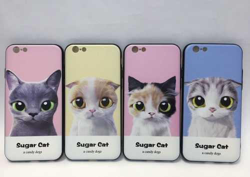 Чехол iPhone 6/6S/7/8 Sugar Cat a candy dogs