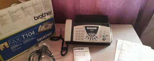Факс brother FAX-T104, новый, в упаковке