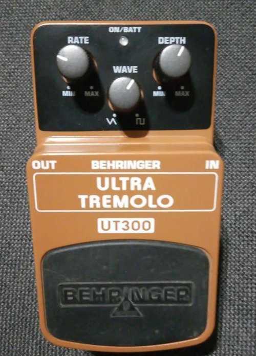 Behringer ultra tremolo. Педаль для гитары
