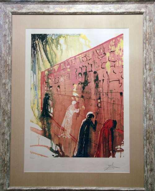 Сальвадор Дали (1904-1989)"Стена плача"Литография
