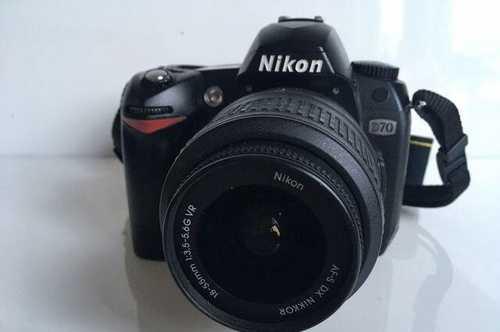 Nikon d70 kit 18-55mm f/3.5-5.6G VR