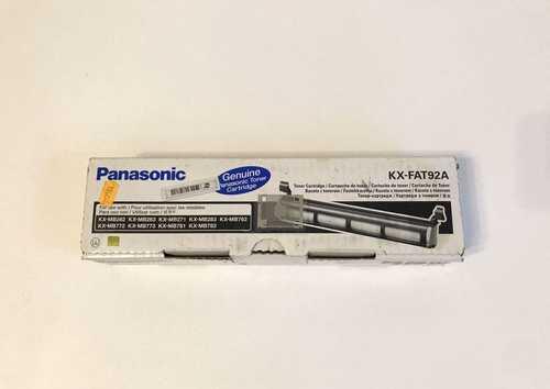 Картридж Panasonic KX-FAT92A Черный (Black)