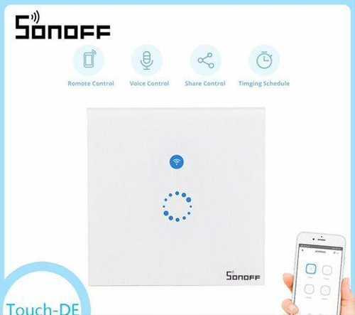 WI-FI sonoff T1 выключатель на одна зона, новый