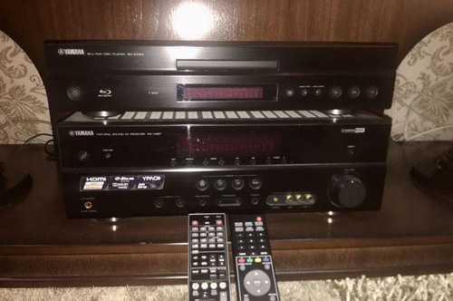 Blu ray disc player “yamaha” BD-S1065 и AV Receive