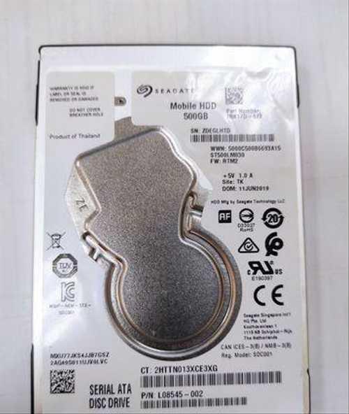 Внутренний жесткий диск Seagate Mobile HDD ST500LM