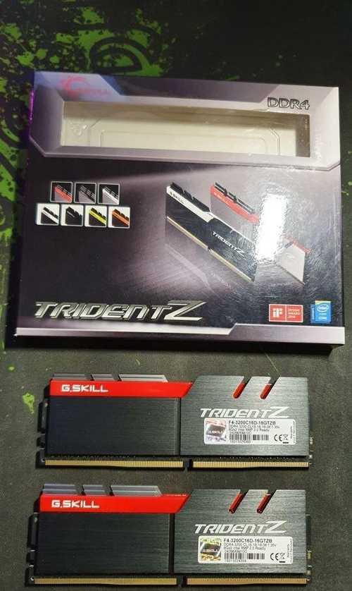 16Gb DDR4 3200MHz G.Skill Trident Z (2x8Gb KIT)