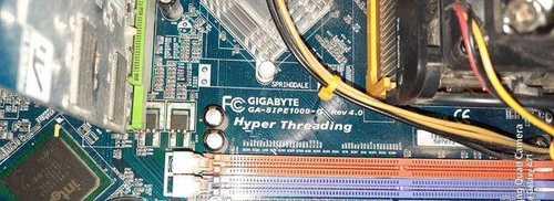 Gigabyte GA-8IPE1000-G+Pentium 4+память 512Mb