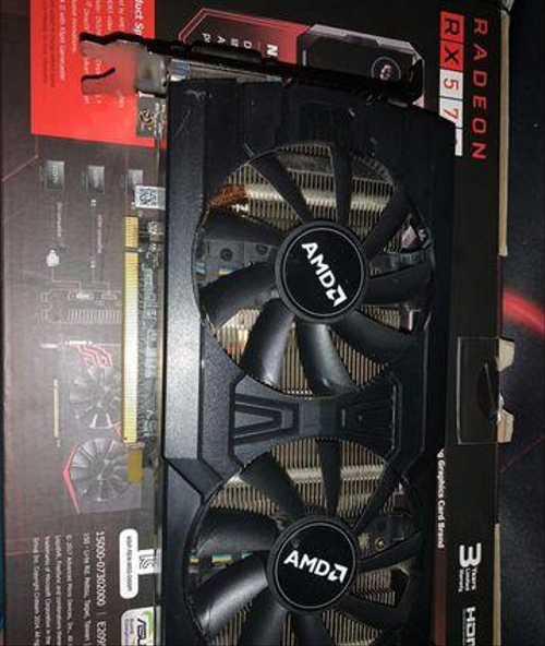 Видеокарта RX570 4GB Red Dragon