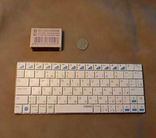 Ультратонкая мини клавиатура bluetooth Rapoo