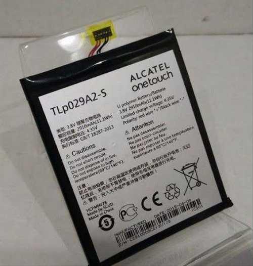 Аккумулятор Alcatel 6045/TLp029A2/TLP029AJ