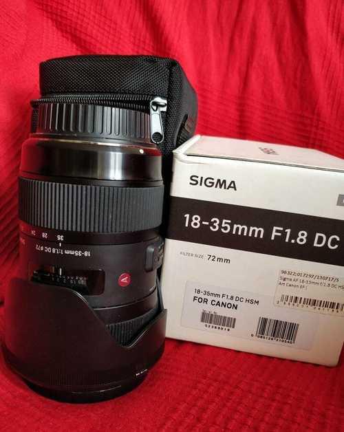 Sigma 18-35mm F1.8 DC HSM Art