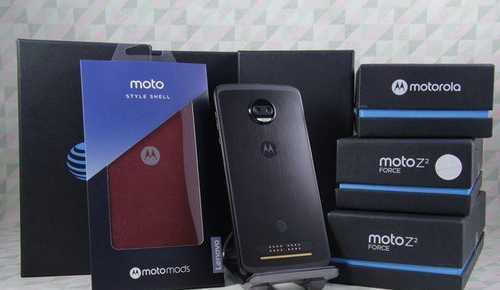 Moto Z2 Force - ATT - 4/64GB - Black + Shel- Новый