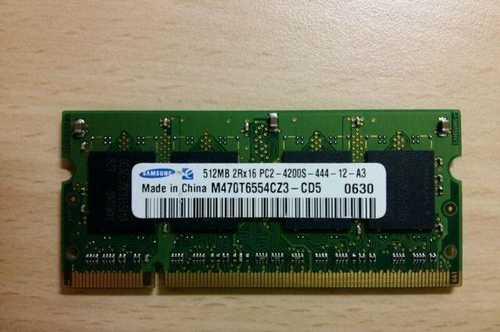 Оперативная память 512мб samsung M470T6554CZ3-CD5