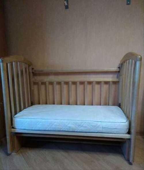 Кроватка детская и матрас