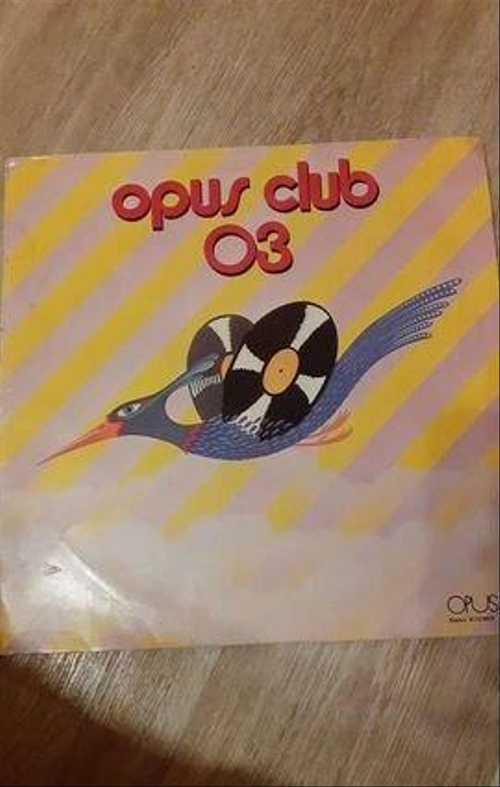 Виниловая пластинка Opus club 03