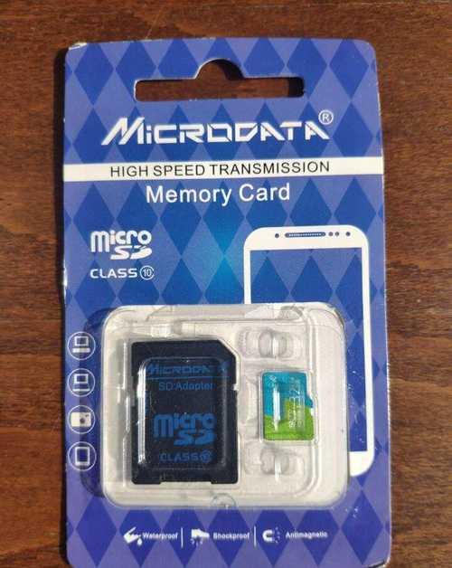Карта памяти Microdata 32GB microSD class 10