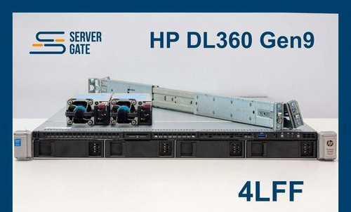 Сервер HP DL360 Gen9 4LFF 2x E5-2637v3 192GB 240
