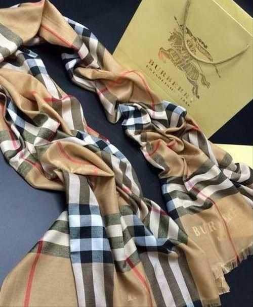 Шарф burberry Палантин Платок Барбери В Клетку Бер