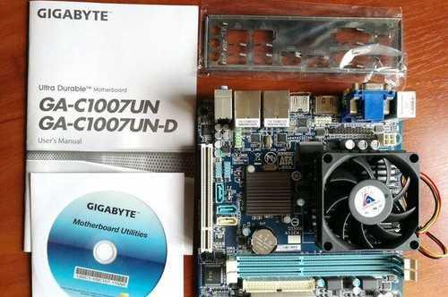 Gigabyte Mini ITX со встроенным Celeron и Video