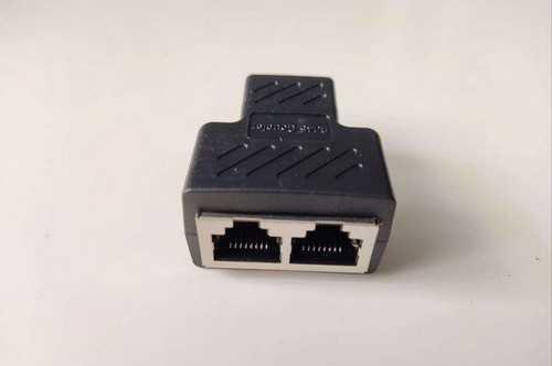 Переходник сетевой разветвитель RJ45 Ethernet LAN