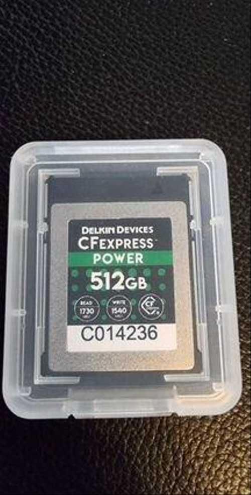Карта памяти Delkin Devices Power CFexpress 512GB