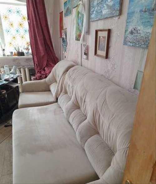 Продам диван и красло-кровать бу