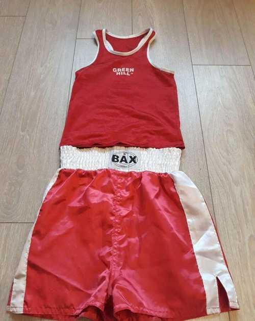 Детская боксерская форма (BAX, green hill)