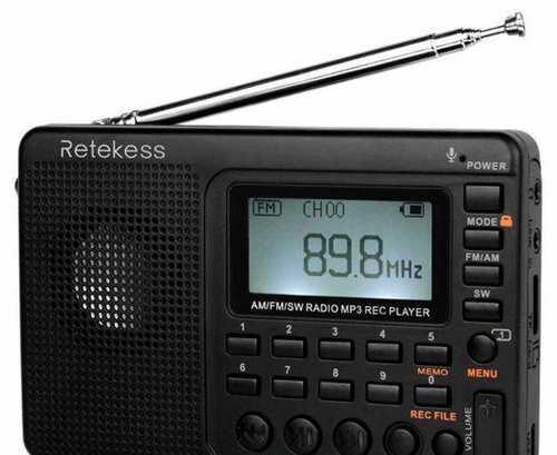 Радиоприемник FM с mp3 плеером Retekess V115