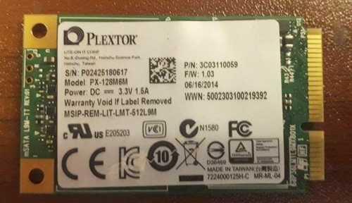 SSD Plextor 128 Гб